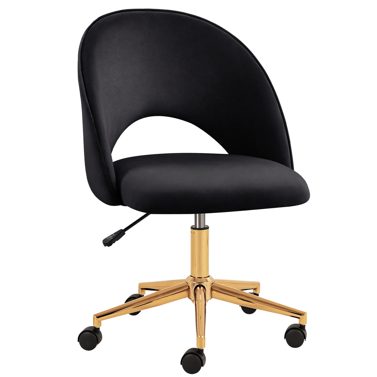 Furnimart Velvet Upholstered Armless Task Chair — Furnimart Inc