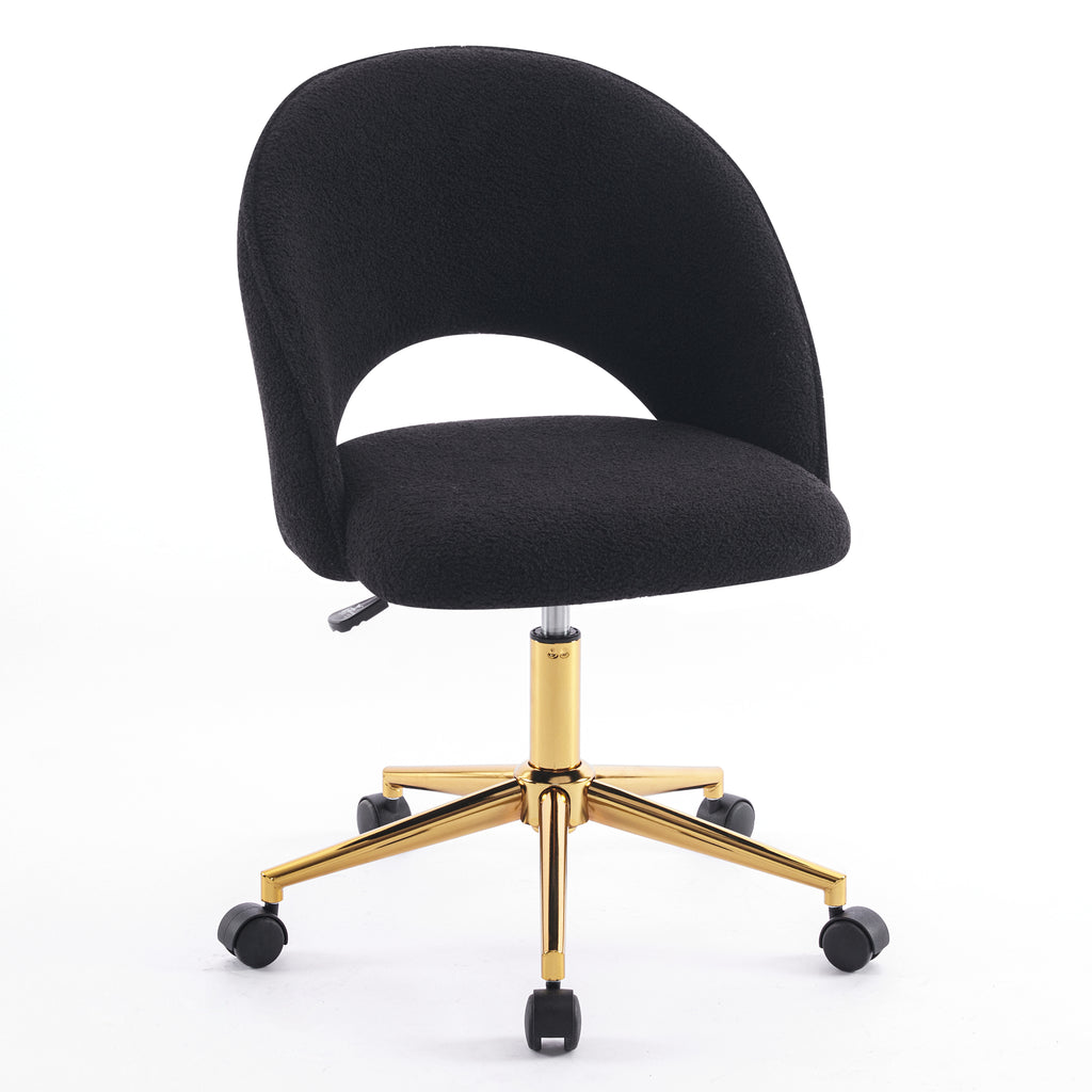 Furnimart Sherpa Upholstered Armless Task Chair Furnimart Inc